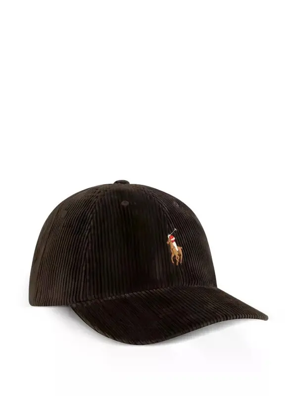 Ralph Lauren Corduroy Baseball Cap - Brown