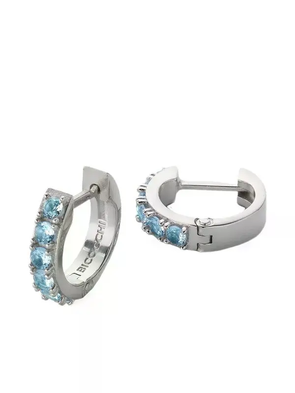Emanuele Bicocchi Embellished Hoop Earrings - Silver