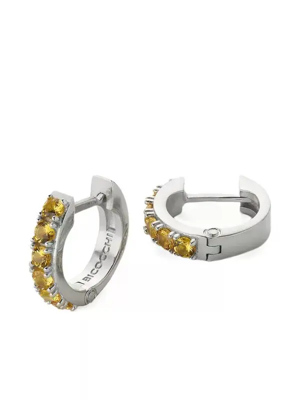 Emanuele Bicocchi Embellished Hoop Earrings - Silver