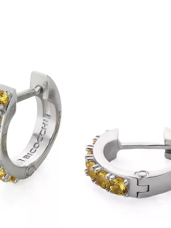 Emanuele Bicocchi Embellished Hoop Earrings - Silver