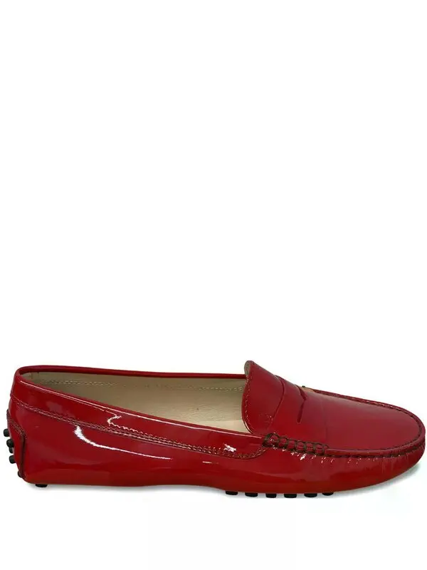 TOD'S Gommino Penny Loafers - Red