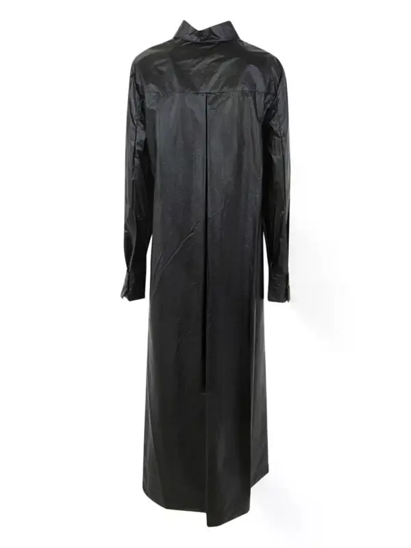 MARIA CALDERARA Buttoned Shirt Dress - Black