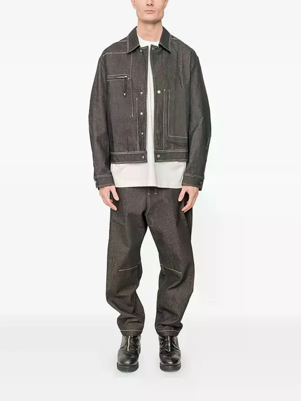 JOE CHIA Zip-pocket Denim Jacket