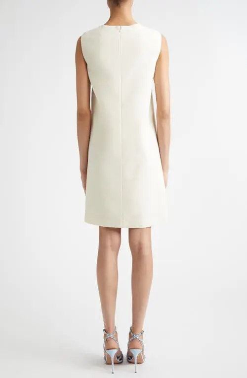 Oscar De La Renta Allium Print Shift Dress - Blue/White | Editorialist