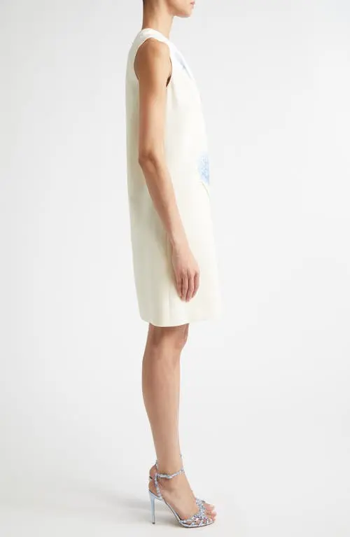 Oscar De La Renta Allium Print Shift Dress