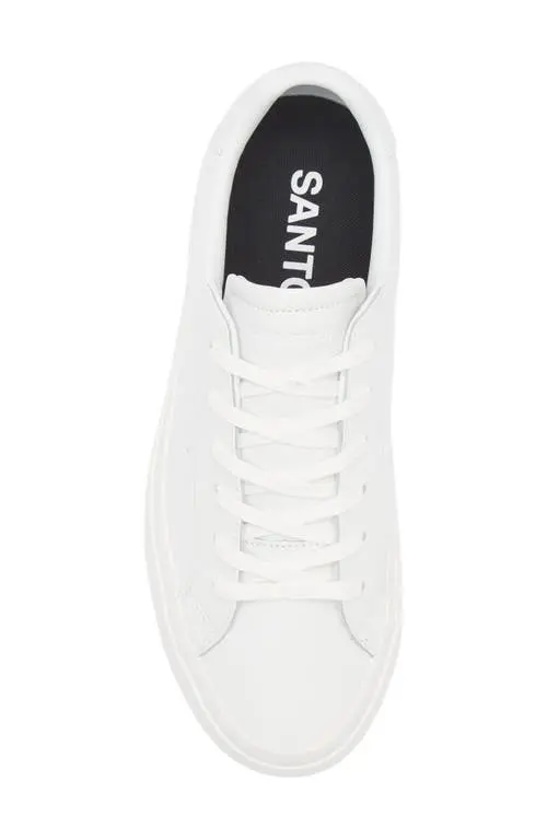 SANTO STUDIO Balboa Low Top Sneaker - White