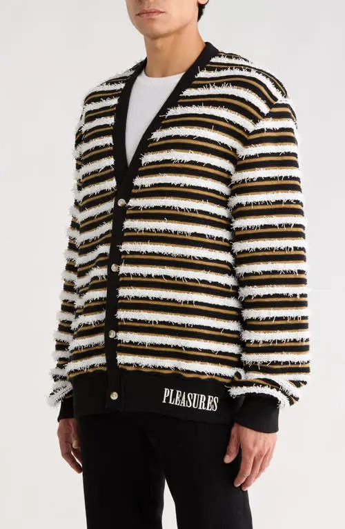 PLEASURES Endless Stripe Cardigan