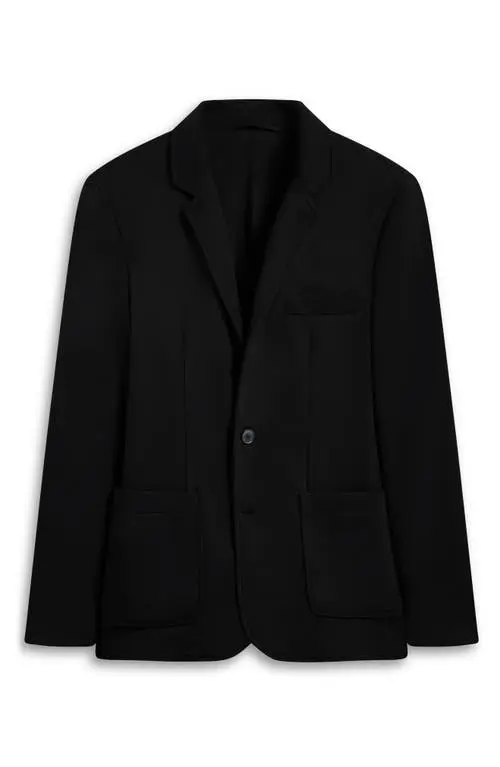 Bugatchi Soft Touch Knit Blazer - Black
