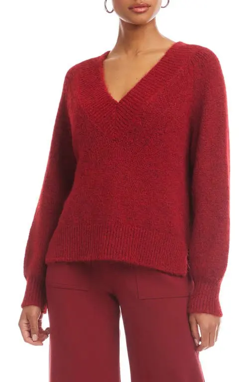 Fifteen Twenty Heather V-neck Sweater