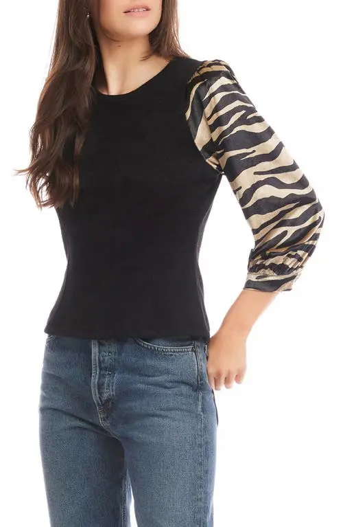 Fifteen Twenty Lory Velvet Top