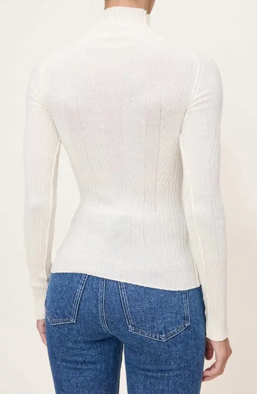 DL1961 Cotton And Cashmere Mock Neck Sweater