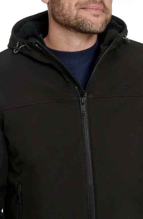 DOCKERS® Fleece Lined Soft Shell Jacket - Black