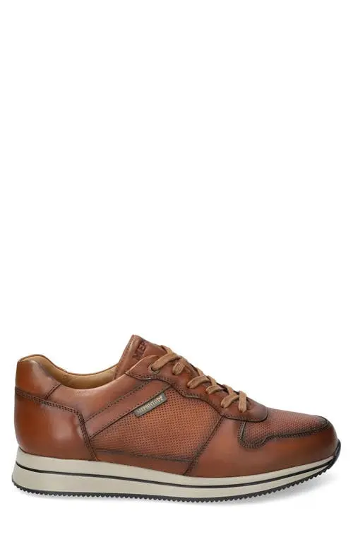Mephisto Gerome Leather Sneakers - Hazelnut Ran