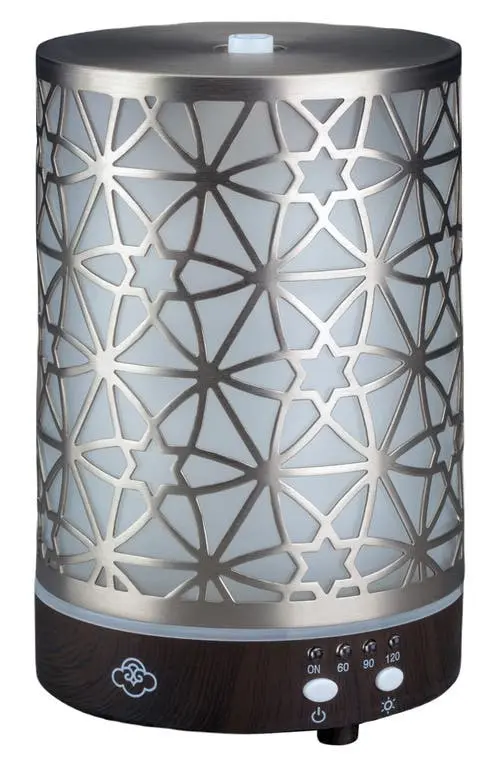 SERENE HOUSE Nexus Metal Ultrasonic Aroma Diffuser - Silver