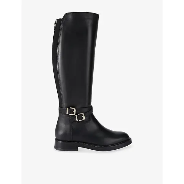 Carvela Posa Leather Knee-high Flat Boots