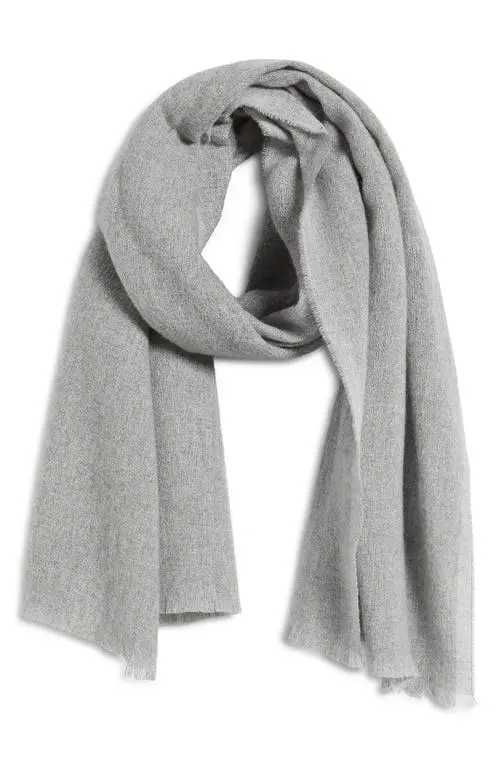 Eileen Fisher Wool Blend Shimmer Wrap