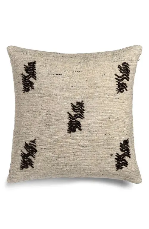 CRANE HOME Abstract Leaf Throw Pillow - White