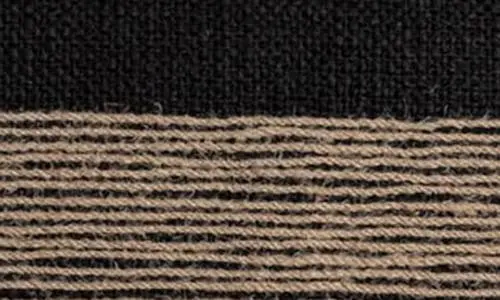 CRANE HOME Balance Jute Embroidery Lumbar Pillow