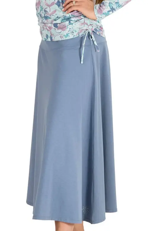 UV SKINZ A-line Upf 50+ Midi Skirt - Mirage