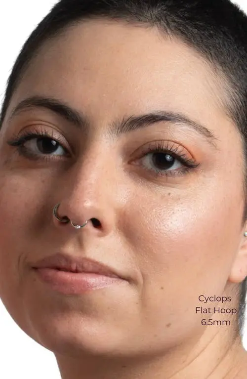 SEED2STONE Cyclops Lab-grown Diamond Hoop Earring - Silver