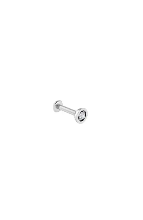 SEED2STONE Flat Back Stud - White Gold