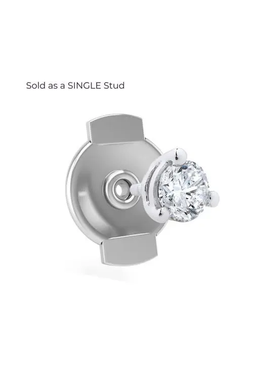 SEED2STONE Stud Earring With Adjustable Post - Silver