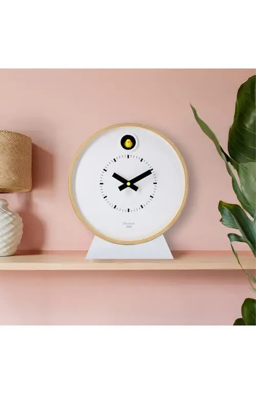 CLOUDNOLA Dot Cuckoo Clock - White