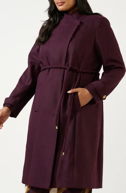 ESTELLE Belted Longline Coat
