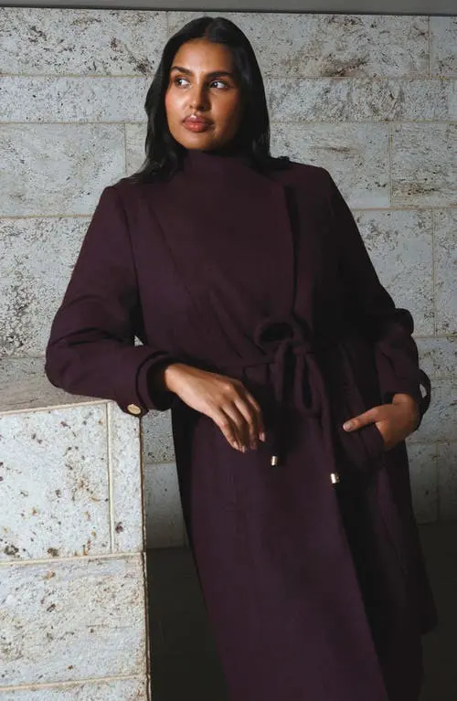 ESTELLE Belted Longline Coat
