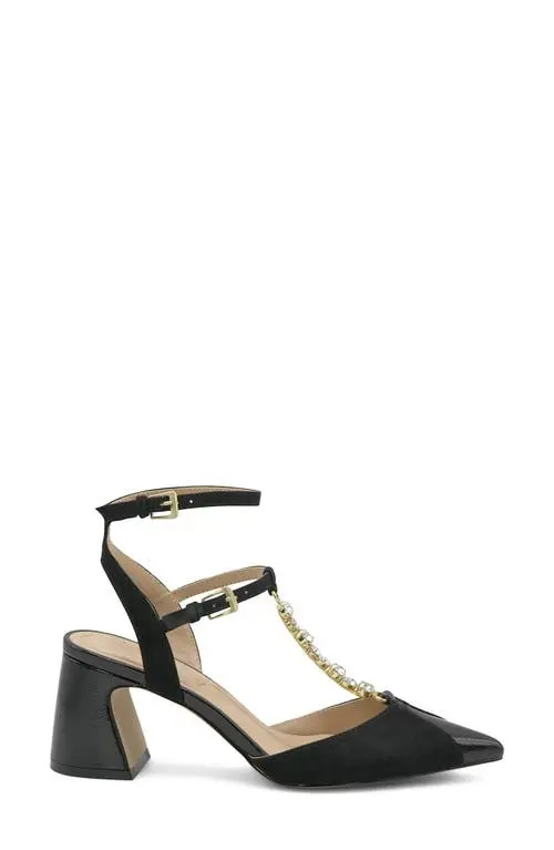 Charles By Charles David Aki Crystal T-strap Pumps