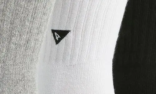 ARVIN GOODS Assorted 3-pack Crew Socks - Black/white/grey