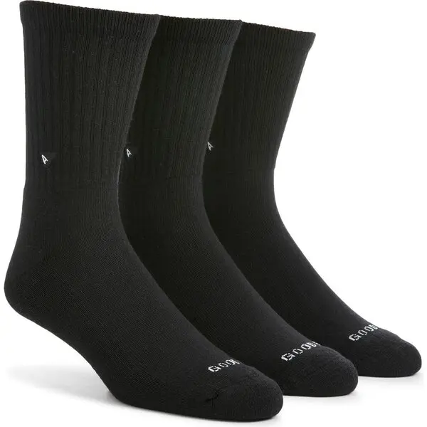 ARVIN GOODS 3-pack Crew Socks - Black