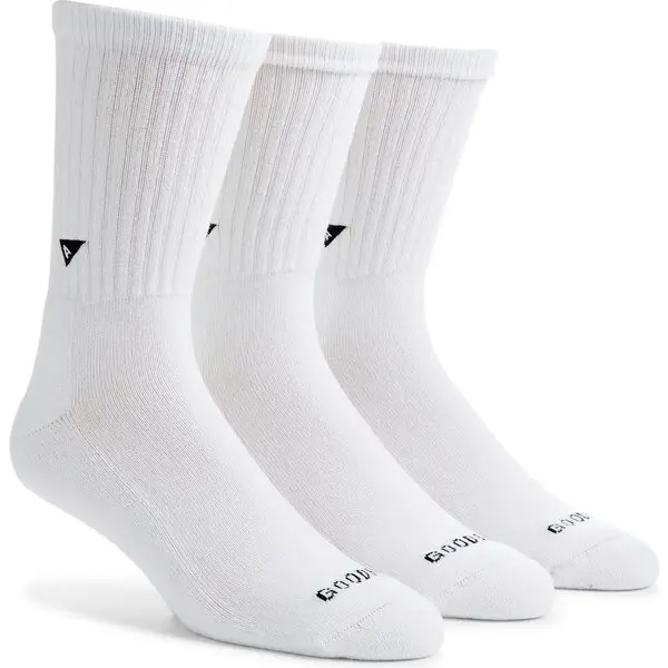 ARVIN GOODS 3-pack Crew Socks - White