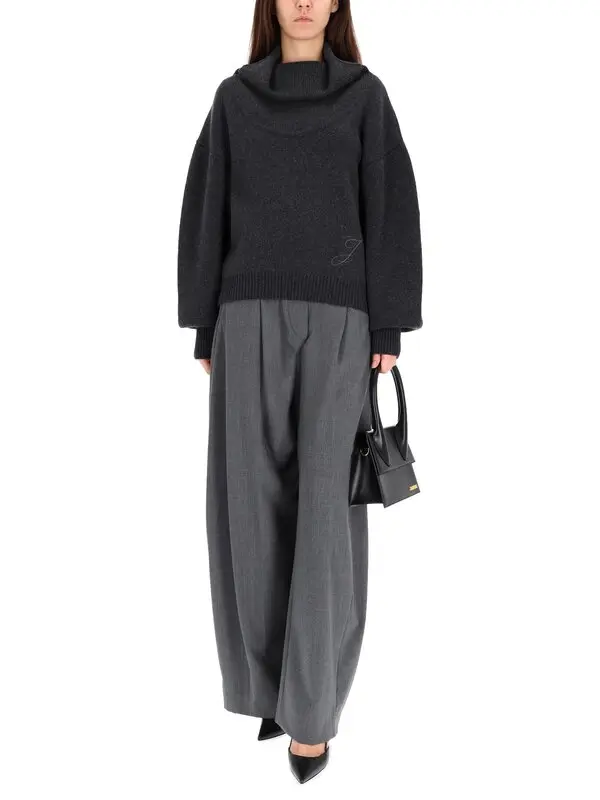 Jacquemus Jersey Top - Grey