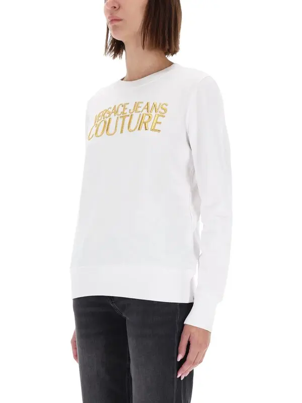 Versace Sweatshirt With Logo - White