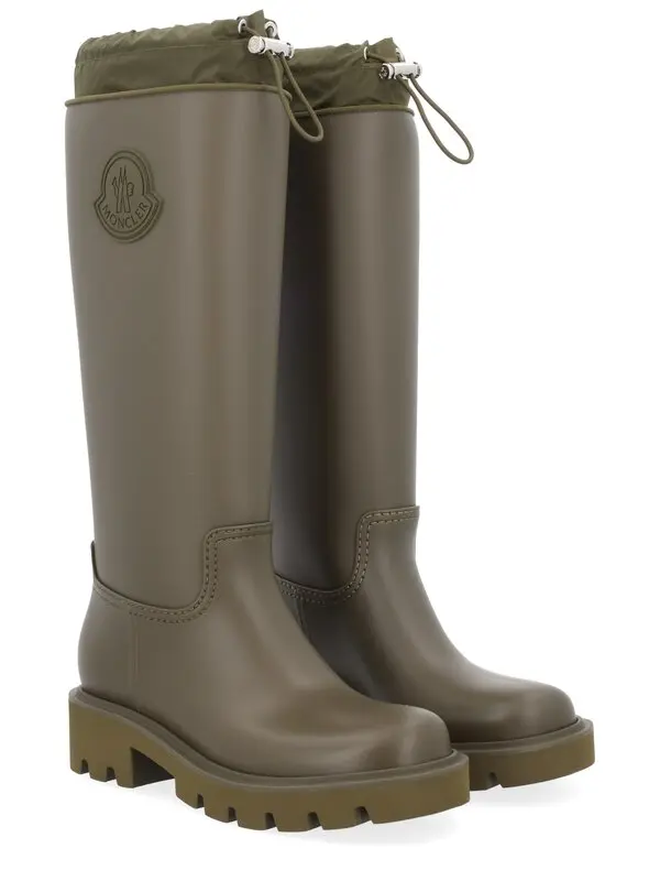 Moncler Kickstream High Boots - Green