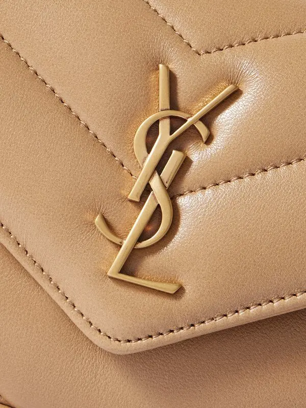 Saint Laurent Loulou Mini Matelassé Leather Shoulder Bag