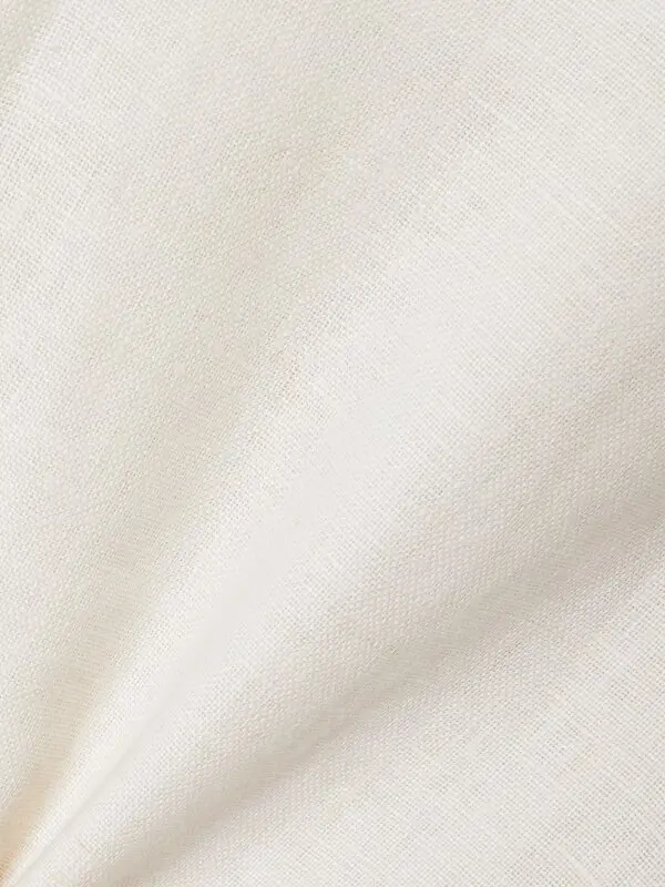 Posse Effi Crocheted Lace-trimmed Linen Mini Dress