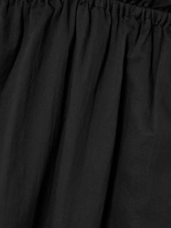 Matteau Relaxed Tee Cotton-gauze Maxi Dress - Black