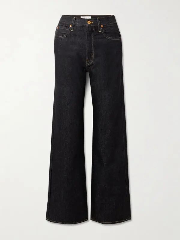 SLVRLAKE Grace High-rise Wide-leg Jeans - Blue
