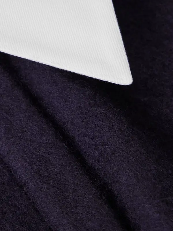 Tory Burch Wool And Cotton-blend Polo Shirt