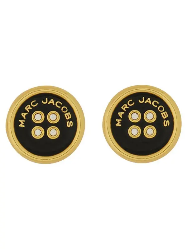 Marc Jacobs Button Stud Earrings - Gold