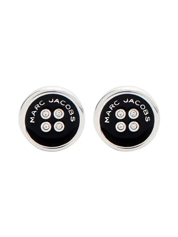 Marc Jacobs Button Stud Earrings - Silver