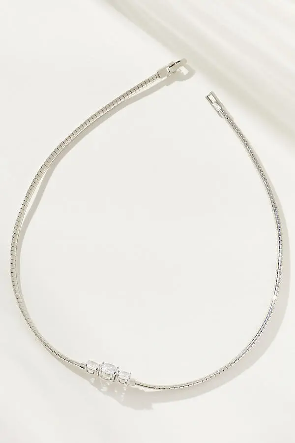 Anthropologie Delicate Collar Necklace - Silver