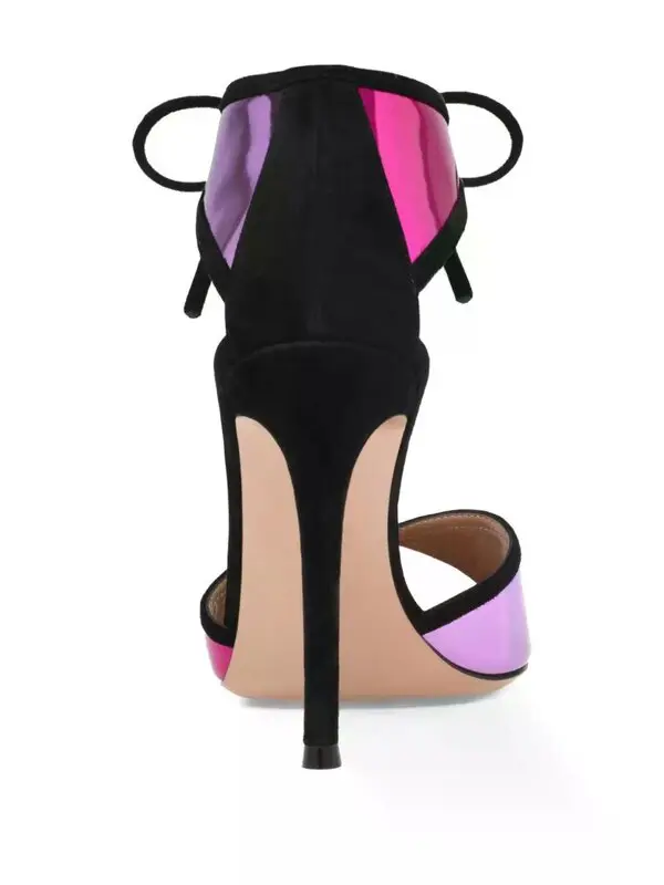 GIANVITO ROSSI 105mm Confetti Ankle-tie Heeled Sandals