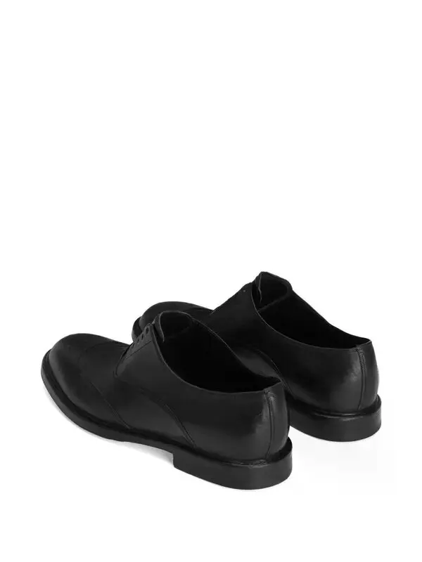 Dolce & Gabbana Washed Calfskin Laced Oxford Shoes