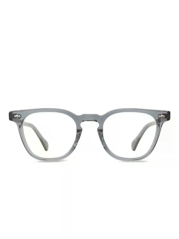 MR. LEIGHT Dean C Round Frame Glasses - Grey
