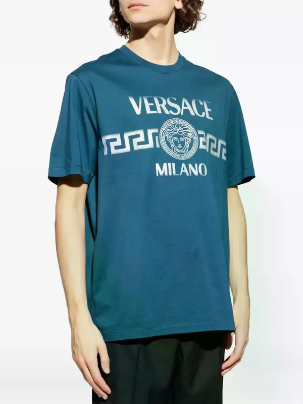 Versace Medusa-print T-shirt - Blue