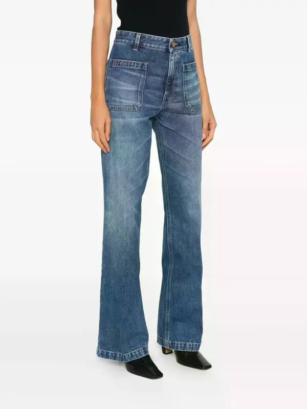 Seafarer Patch-pockets Jeans - Blue