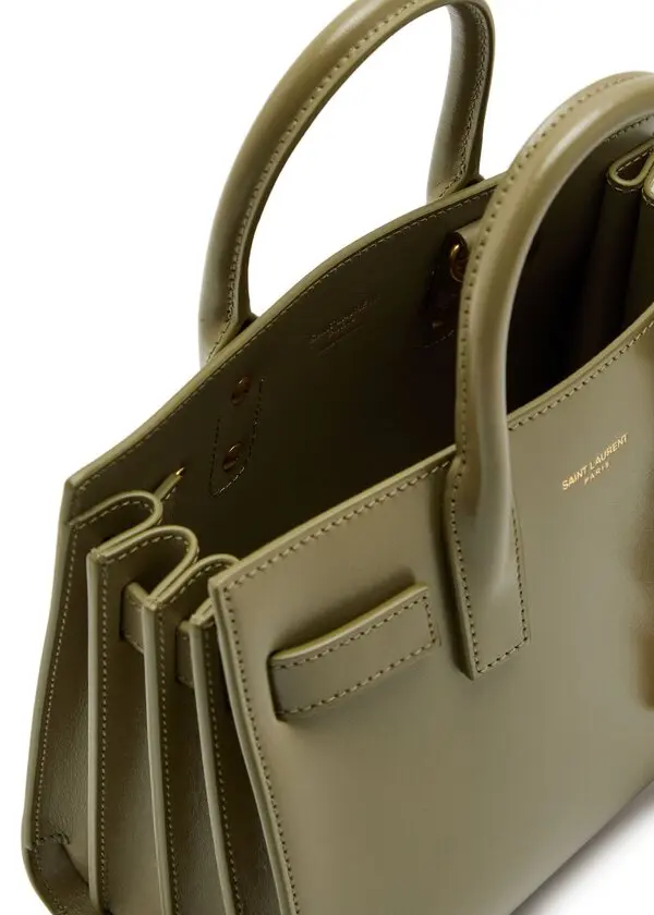 Saint Laurent Sac De Jour Nano Top Handle Bag - Green